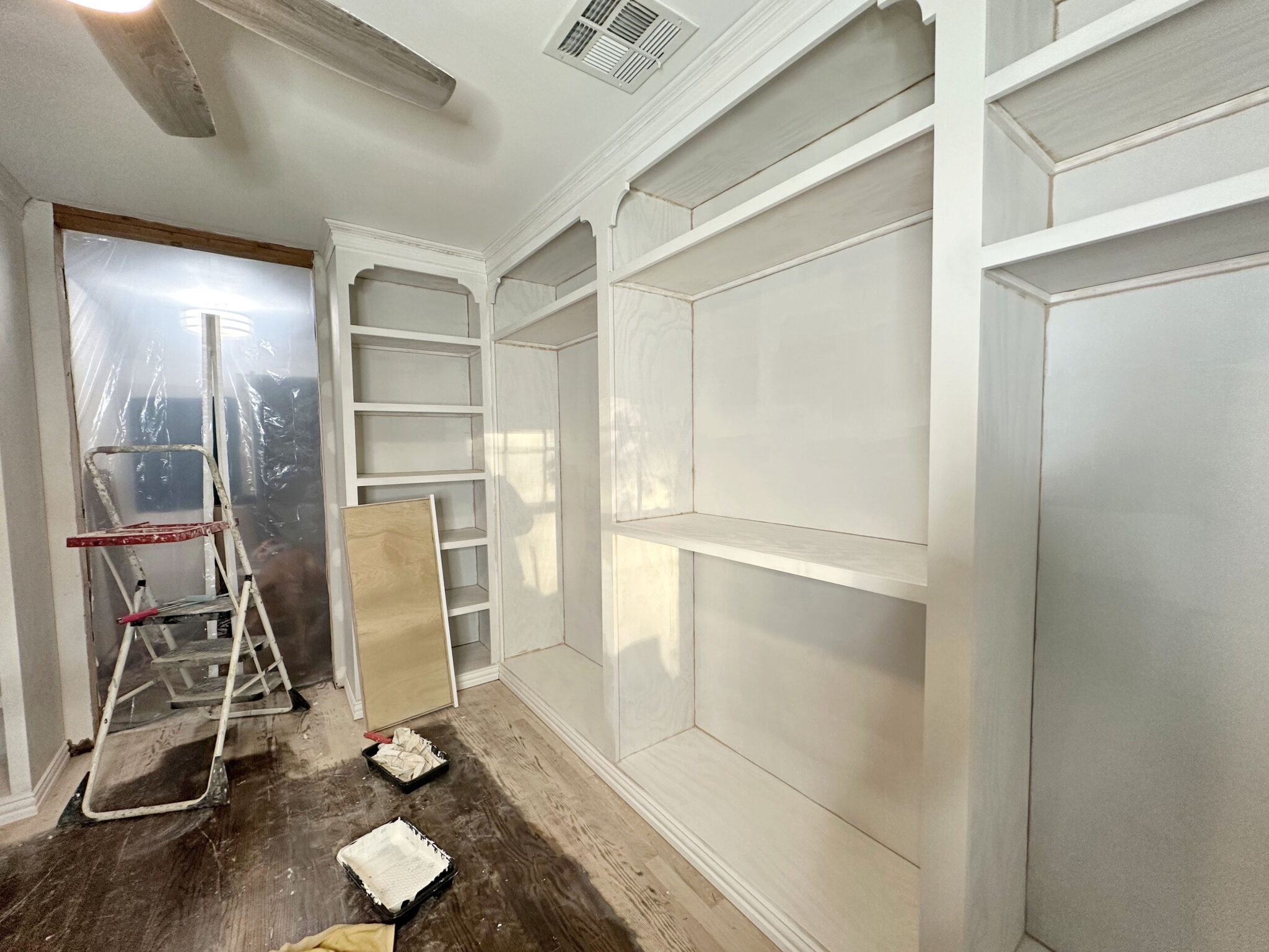 Walk-In Closet Progress - I Finally Started Painting!! (Plus, To Color ...