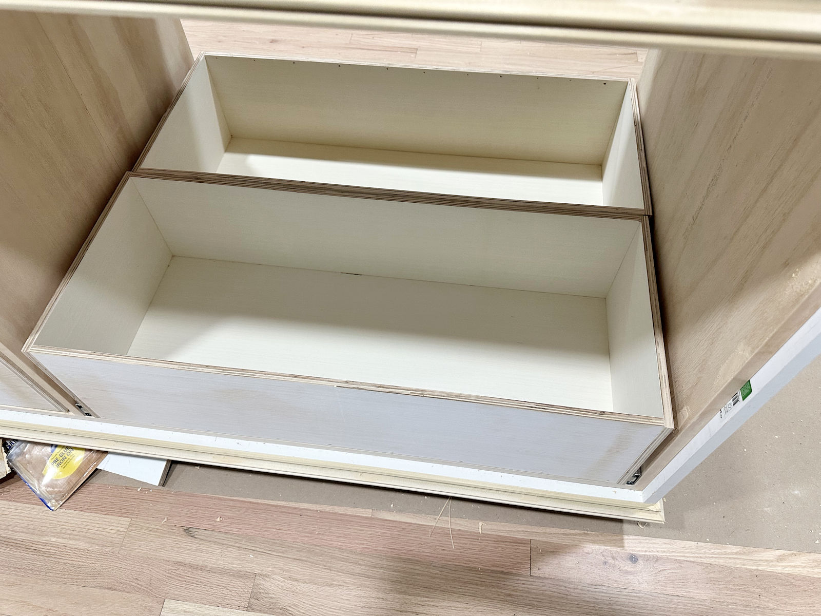 Part 4 - Closet Island Progress - How To Build Drawers The Easiest Way ...