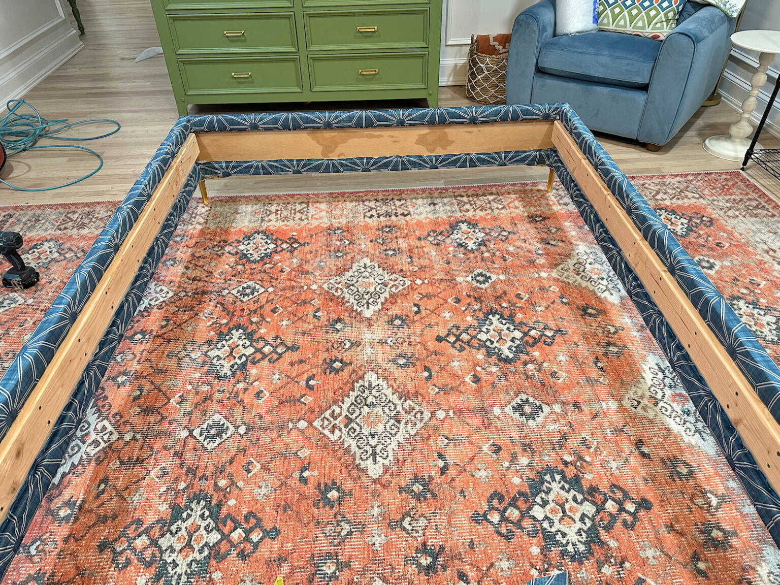 DIY Upholstered Bed Base - Addicted 2 Decorating®